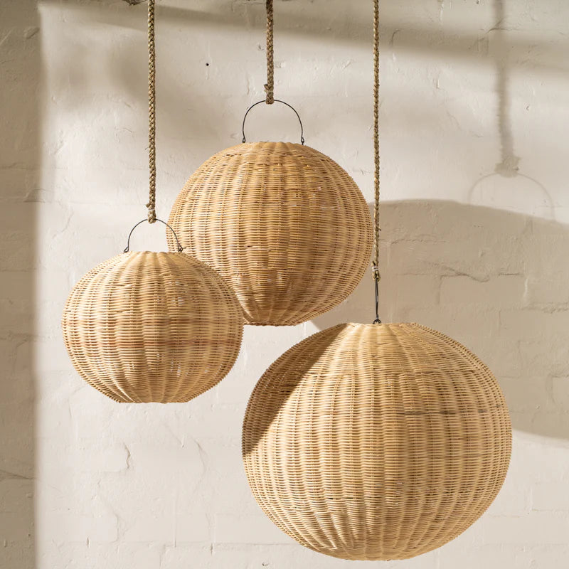 Eridan Woven Ball Light Shades - Pre Order – Mosshead Trading Co